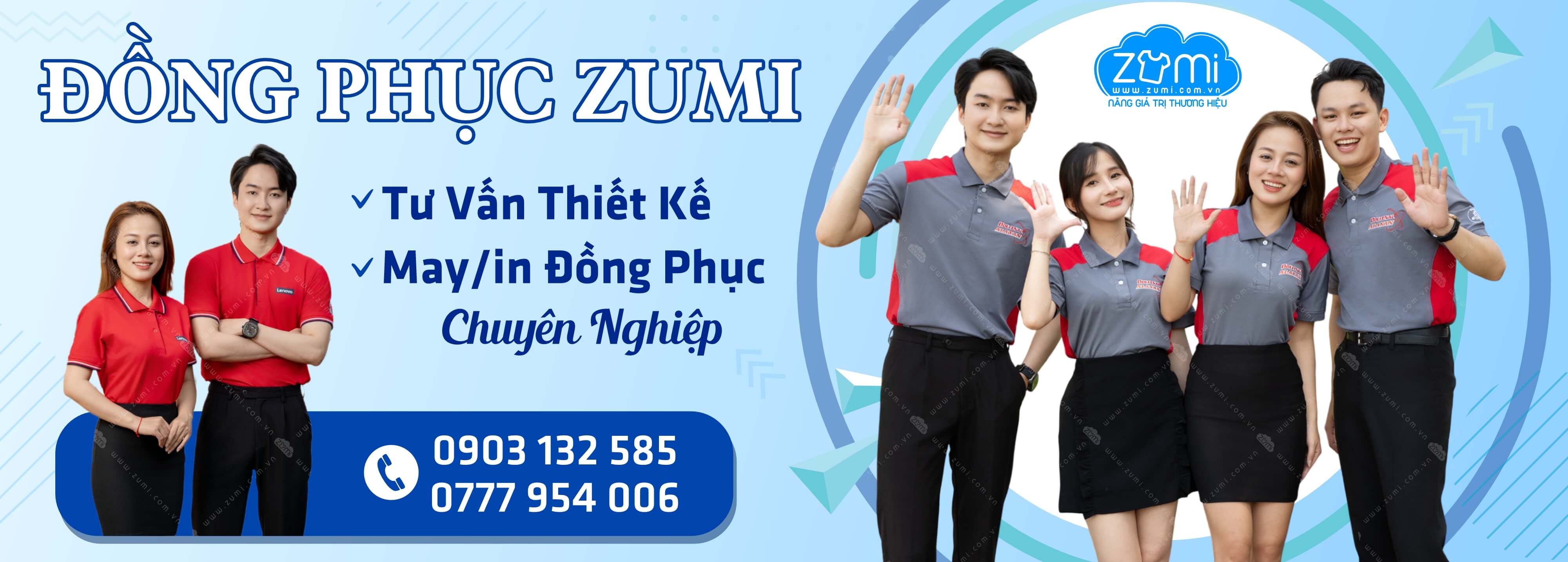 Thiết kế đồng phục theo yêu cầu, mẫu đẹp tại Zumi